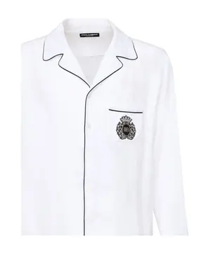 Dolce & Gabbana Dolce Gabbana Heraldic Emblem Long-sleeved Shirt
