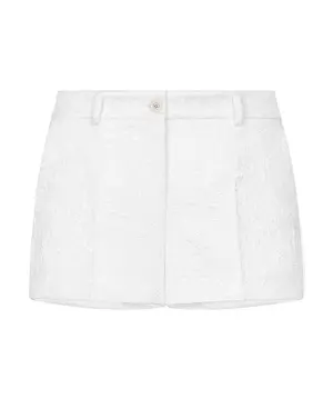 Dolce & Gabbana Dolce Gabbana Brocade Shorts - White