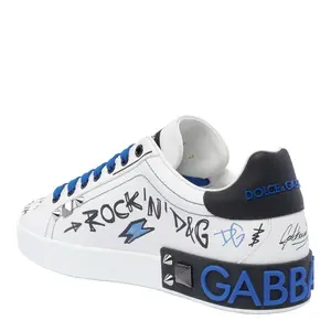 Dolce & Gabbana Dolce Gabbana Round Toe Lace-up Sneakers