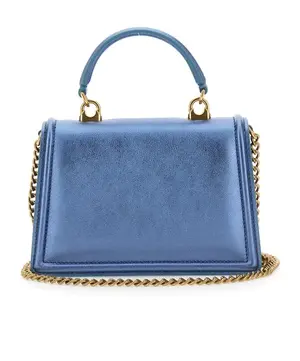 Dolce & Gabbana Dolce Gabbana Devotion Foldover Top Tote Bag - Blue