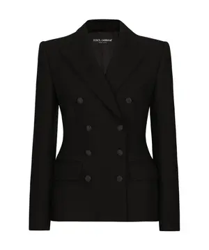 Dolce & Gabbana Dolce Gabbana Double-breasted Jacket - Black