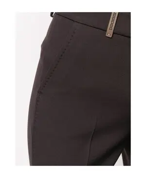 Peserico Cropped Slim-fit Trousers