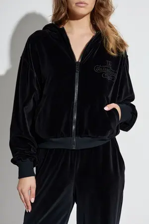 Dolce & Gabbana Dolce Gabbana Logo Embroidered Zip-up Hoodie