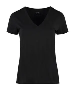 Vince Essential V-neck T-shirt - Black