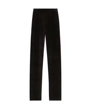 Dolce & Gabbana Dolce Gabbana Dg Logo Embroidered Chenille Jogging Pants - Black