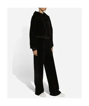 Dolce & Gabbana Dolce Gabbana Dg Logo Embroidered Chenille Jogging Pants