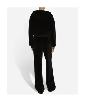 Dolce & Gabbana Dolce Gabbana Dg Logo Embroidered Chenille Jogging Pants