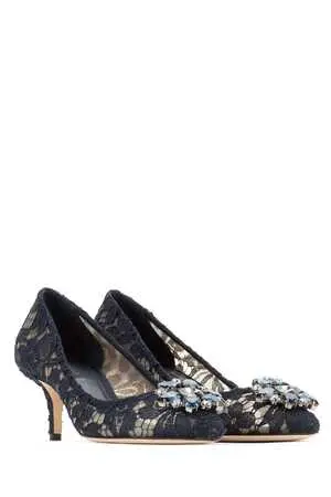 Dolce & Gabbana Dolce Gabbana Taormina Lace Embellished Pumps