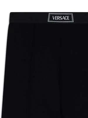 Versace Logo-waistband Leggings