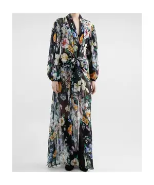 Dolce & Gabbana Dolce Gabbana Floral Printed Chiffon Dress