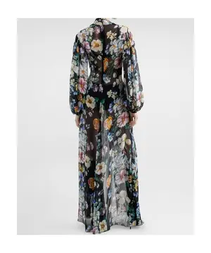 Dolce & Gabbana Dolce Gabbana Floral Printed Chiffon Dress