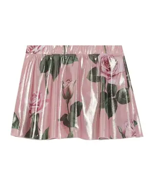 Dolce & Gabbana Floral-print Skirt - Pink