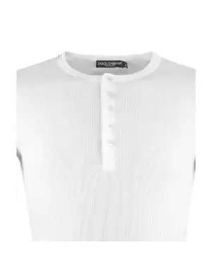 Dolce & Gabbana Dolce Gabbana Half Buttoned T-shirt