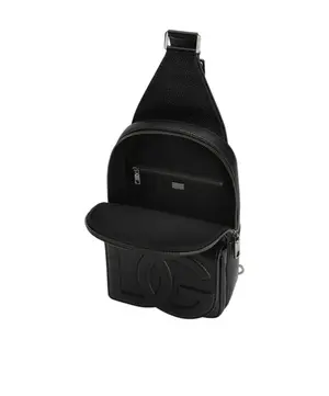 Dolce & Gabbana Dolce Gabbana Logo Embossed Zipped Backpack