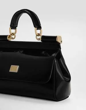 Dolce & Gabbana Dolce Gabbana Logo Plaque Small Sicily Handbag