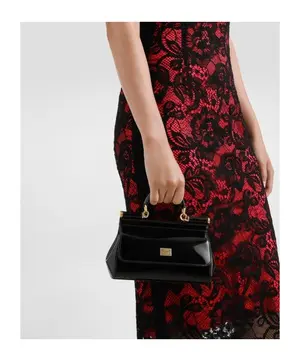 Dolce & Gabbana Dolce Gabbana Logo Plaque Small Sicily Handbag