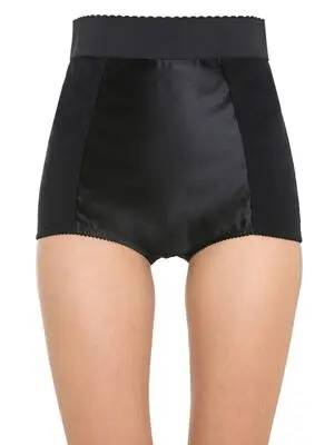 Dolce & Gabbana Dolce Gabbana High-waisted Lace Briefs - Black