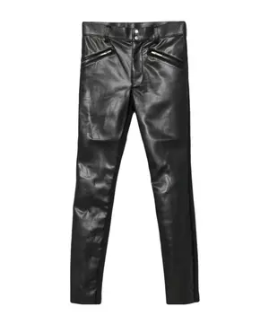 Sacai Panelled Slim-fit Trousers - Black