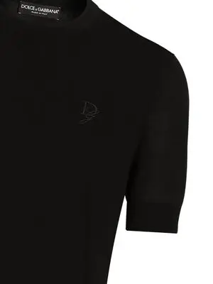 Dolce & Gabbana Logo-embroidered T-shirt