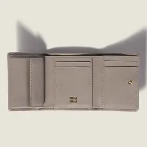 Miu Miu Small Matelassé Nappa Leather Wallet