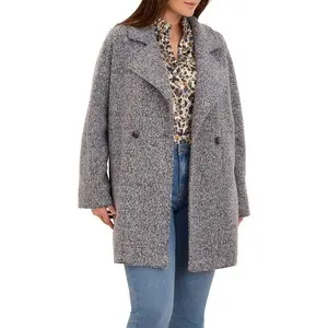 NIC+ZOE Mixed Boucle Knit Jacket - Blue Mix
