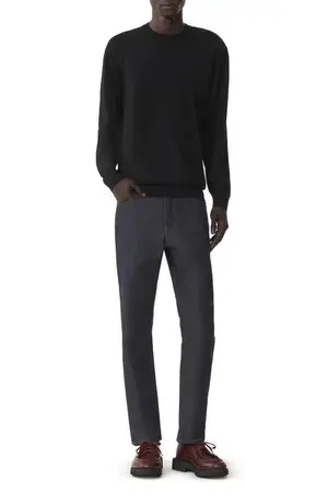 LANVIN Classic Merino Wool Sweater - Ebony