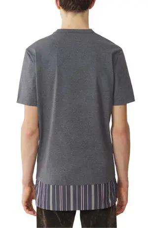LANVIN Layered T-shirt In Cotton