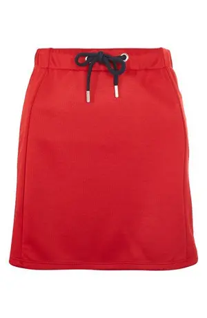 Topshop Sporty Popper Miniskirt