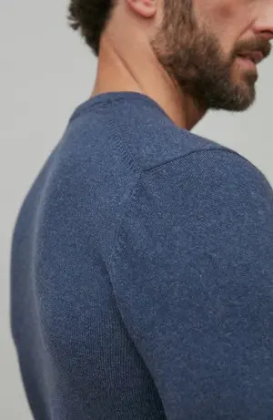 PAUL JAMES Merino Cashmere Crew Neck Sweater