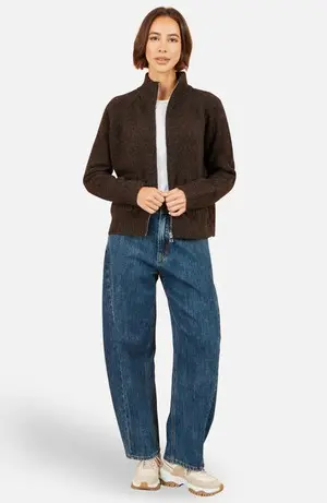 YUMI Zip Up Cardigan