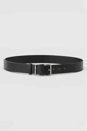 LANVIN Signature Belt In Leather - Black