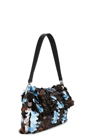 Staud Timmy Convertible Shoulder Bag In Blue