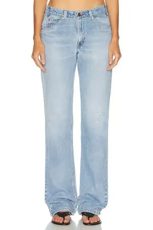 ALIGRACE The Sloane Bootcut Jean In Blue - Light & Medium
