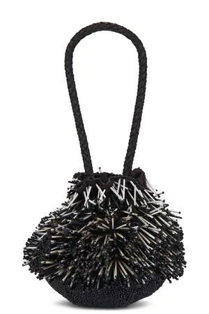 Staud Porcupine Bag In Black & White