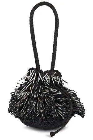 Staud Porcupine Bag In Black & White