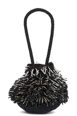 Staud Porcupine Bag In Black & White