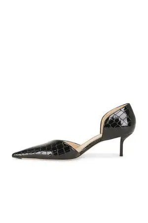 Victoria Beckham Angle D'orsay 55 Pump - Black