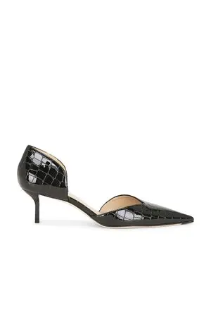 Victoria Beckham Angle D'orsay 55 Pump - Black