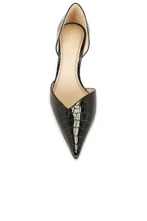 Victoria Beckham Angle D'orsay 55 Pump - Black