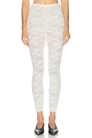 THE ELDER STATESMAN Wide Pointelle Legging