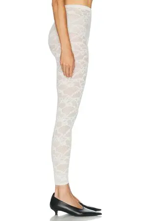 THE ELDER STATESMAN Wide Pointelle Legging