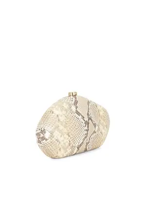 Cult Gaia The Caldera Clutch In Cream