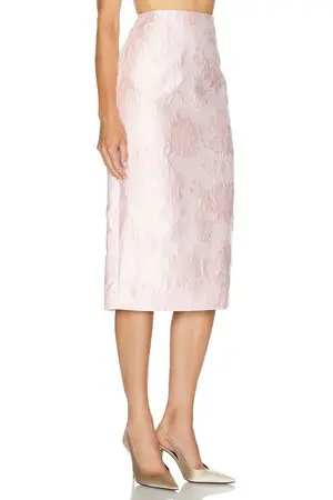 AKNVAS Clarissa Brocade Pencil Skirt
