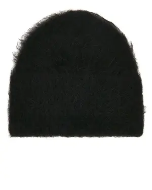 TOTEME Alpaca Knit Beanie - Black