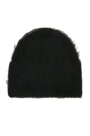 TOTEME Alpaca Knit Beanie - Black