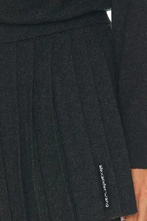 Alexander Wang Long Sleeve Polo Dress - Graphite