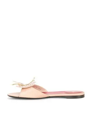 Valentino Garavani Flutterby Slide In Nude - Light Phard