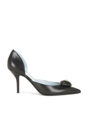 Valentino Garavani Coeur Royal Dorsay Pump In Black - Nero