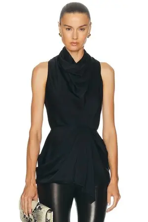 Givenchy Draped Top - Black