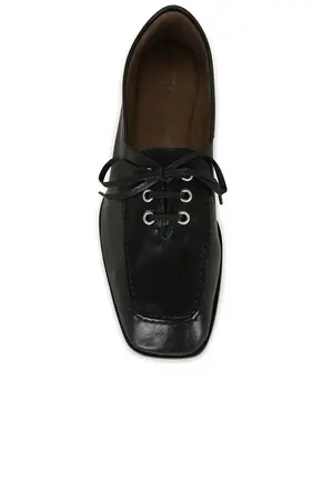 Bottega Veneta Gino Lace Up Loafer - Black